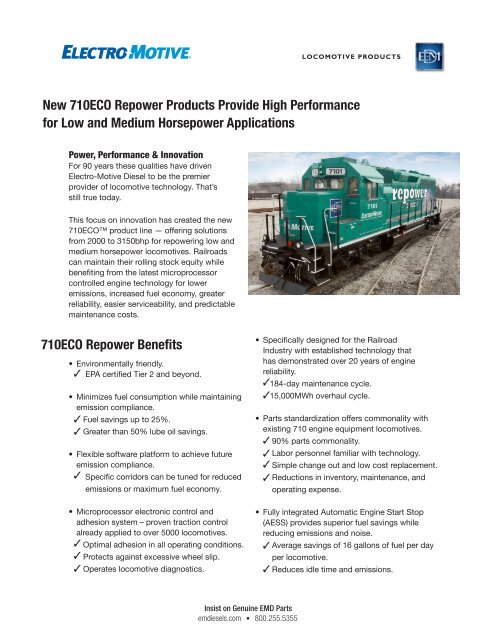 Download Brochure - Progress Rail Services