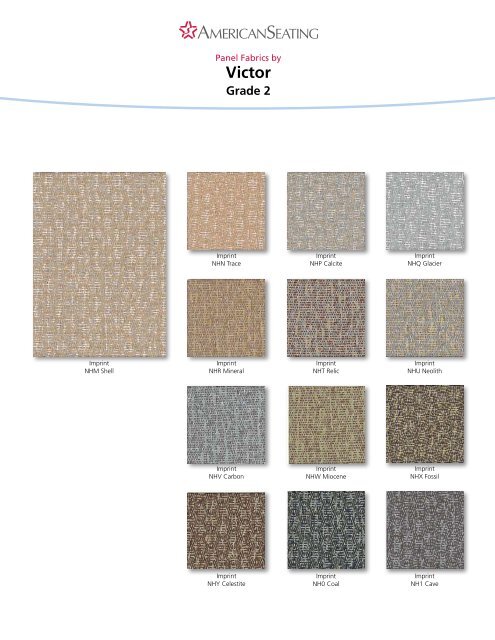 Victor Grade 2 Panel Fabric - American Seating