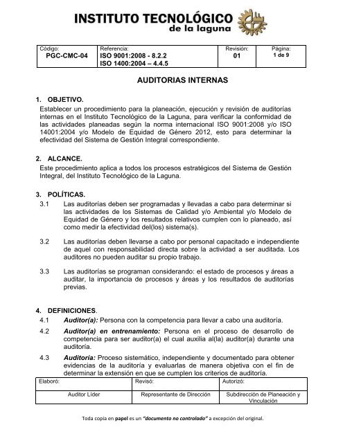 PGC-CMC-04 - Instituto TecnÃ³logico de La Laguna