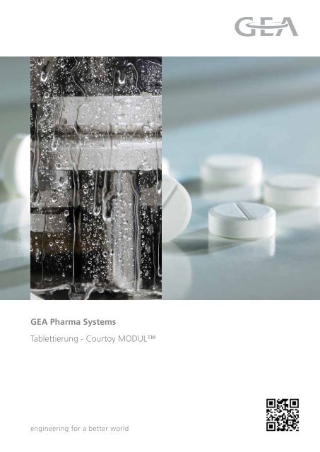 GEA Pharma Systems Tablettierung - Courtoy Modul™