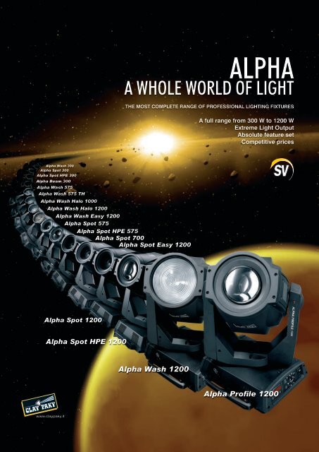 Alpha Range - Clay Paky