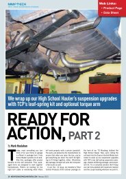 Rear Overhang Limits