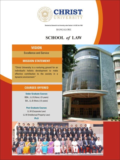 to download Brochure - Christ University