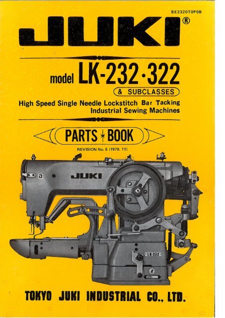 Juki Sewing Machine Parts Book | Reviewmotors.co