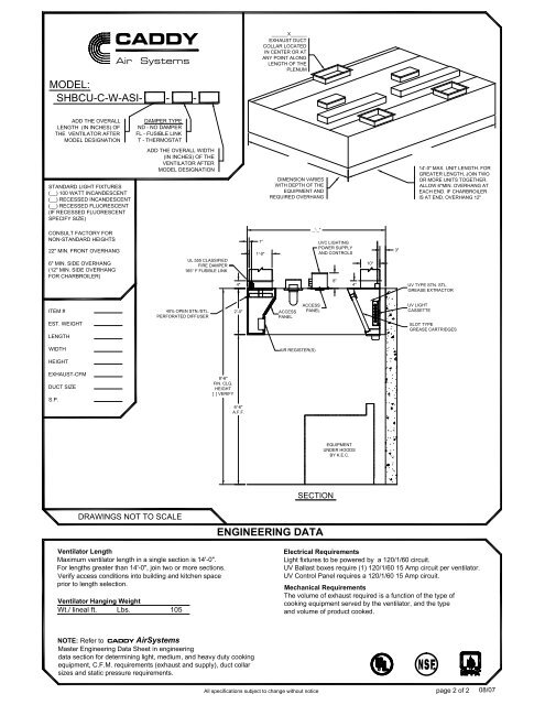 CADDY Air Systems Model S