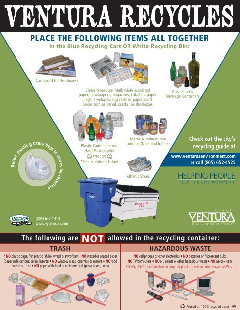 Recycling Flyer 08.indd - City Of Ventura