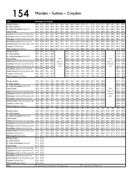 Printable PDF full version - London Bus Routes