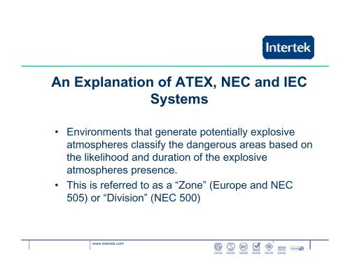 An Explanation of ATEX, N