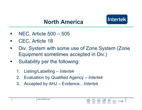 North America NEC, Artic