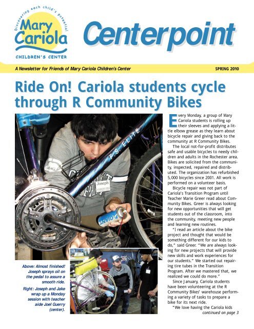 Ride On! Cariola students cycle through R Community Bikes Ride ...