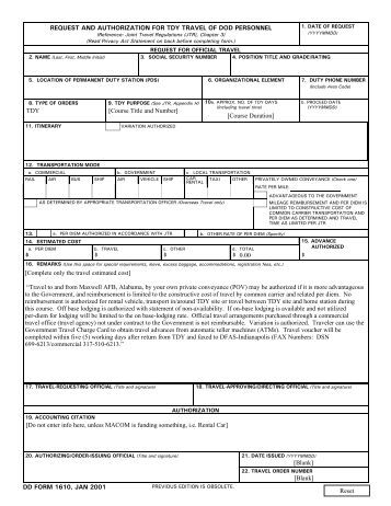 DD Form 577, Appointment/Termination Record - Authorized ...