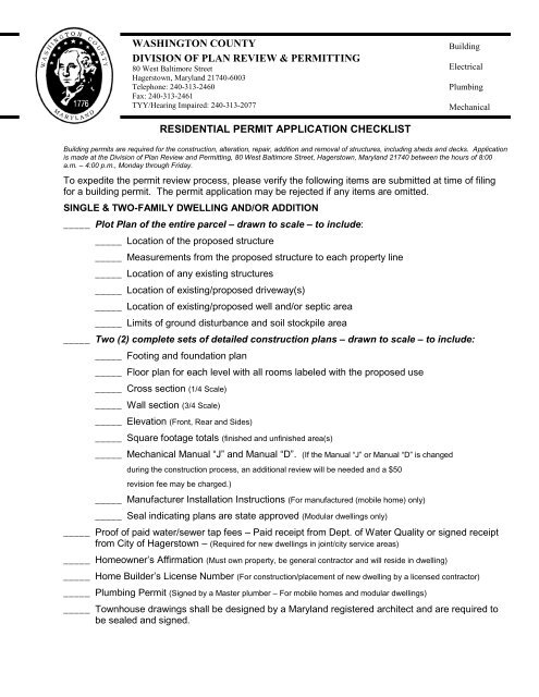 field correction notice - Washington County Maryland Home Page