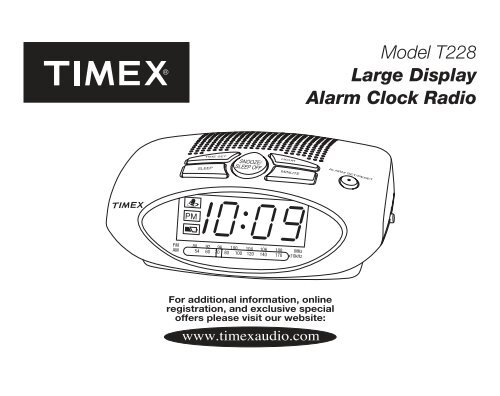 T228 User Manual - TIMEX Audio