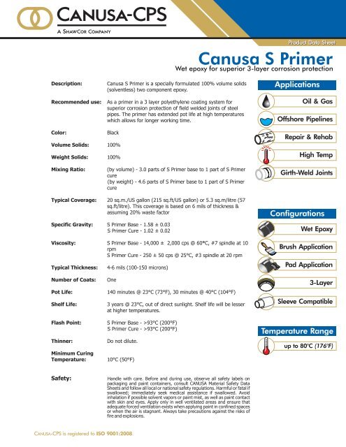 Canusa S Primer - Canusa-CPS