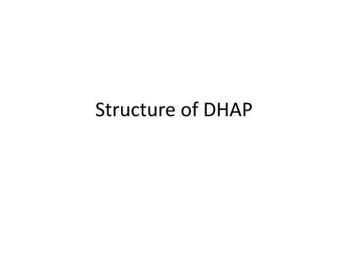 Structure of DHAP