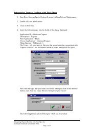 Trapeze Desktop History and New Features - onstream systems ...