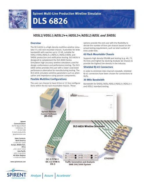 DLS 6826 - TR instruments