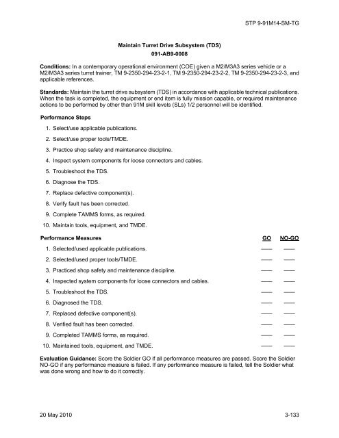 STP 9-91M14-SM-TG Referen