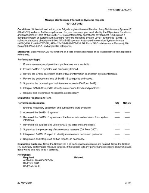 STP 9-91M14-SM-TG Referen
