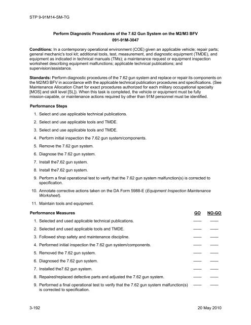 STP 9-91M14-SM-TG Per
