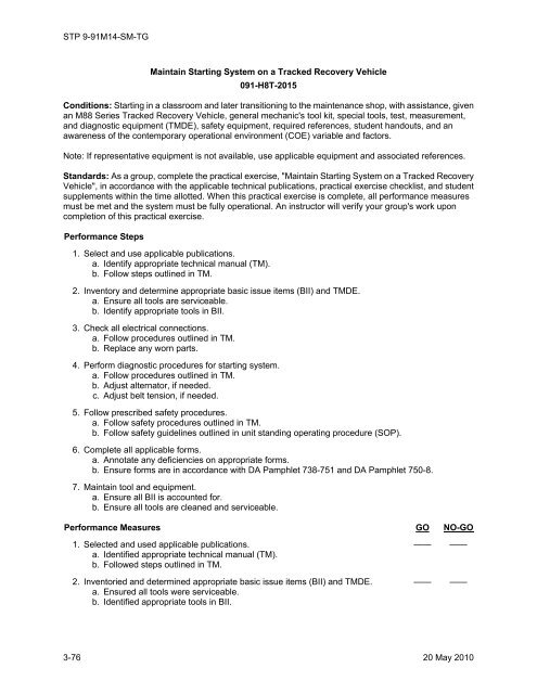 STP 9-91M14-SM-TG Maintai