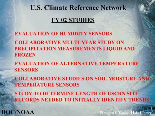 U.S. Climate Reference Ne