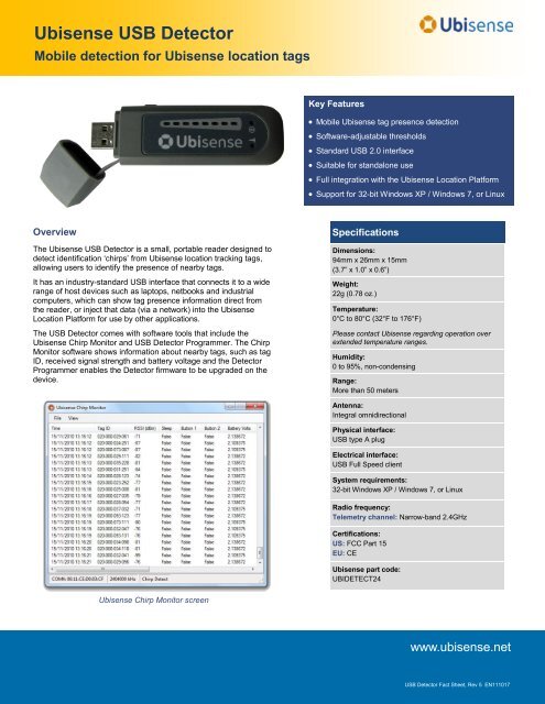 Download pdf - Ubisense