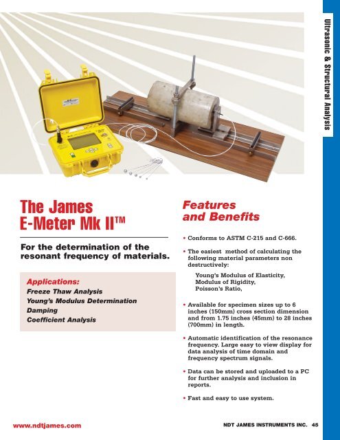James Instruments E-Meter Mk II - Solutions Direct
