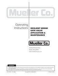 8 mueller® super centurion® fire hydrant parts - Mueller Co.