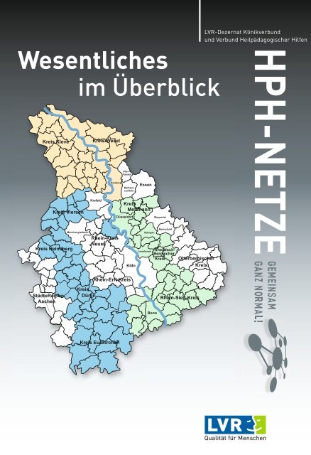 Wesentliches - LVR-HPH-Netz West - Landschaftsverband Rheinland