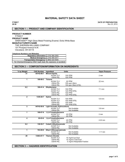 SW SHER-KEMâ ¢ High Gloss Metal Finishing Enamel Extra White ...