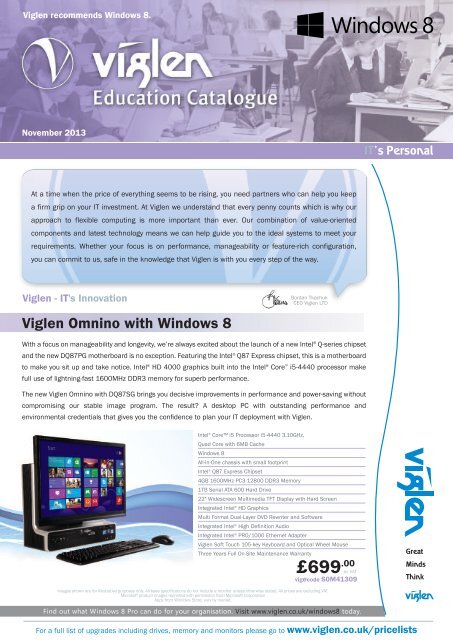 Systems Pricelist 2013-02 - Viglen