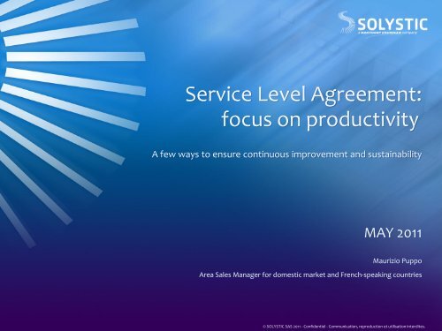 Service Level Agreement - Triangle