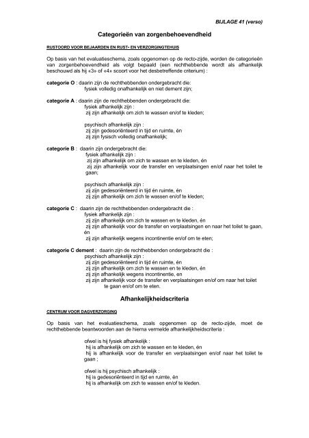 BIJLAGE 41 (verso) Catego