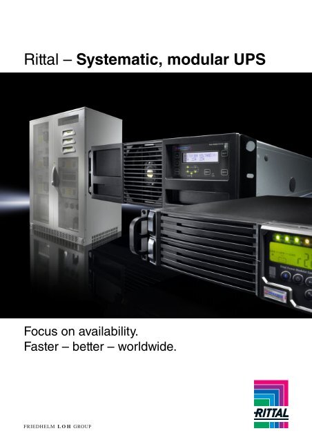Rittal - Systematic, modular UPS - RittalXpress