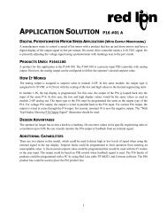 Motor Operated Potentiometer (MOP)