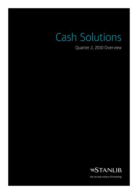 Cash Solutions - Stanlib