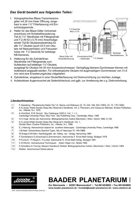 Das Gerät besteht aus fo