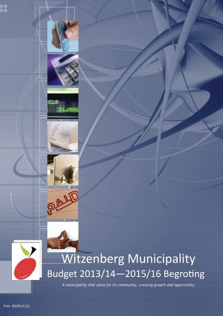 Budget - 2013/2014 - Witzenberg Municipality