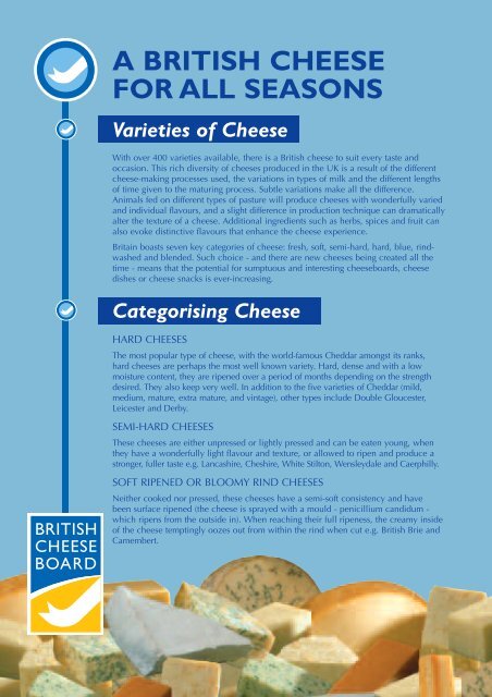 Types Of Cheese With Pictures