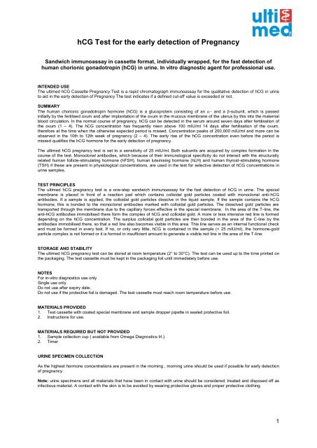 One step test for the qualitative detection of Morphine, Opiates, and ...