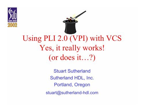 Presentation Slides Sutherland Hdl