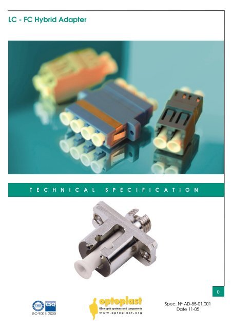 LC - FC Hybrid Adapter - AMS Technologies
