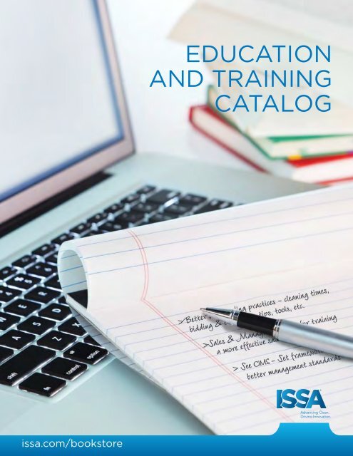 EDUCATION AND TRAINING CATALOG - ISSA