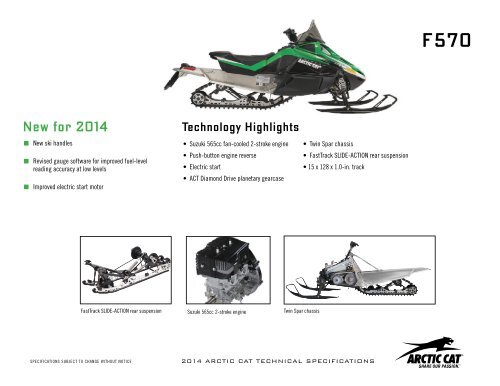 F570 Spec Release - Arctic Cat