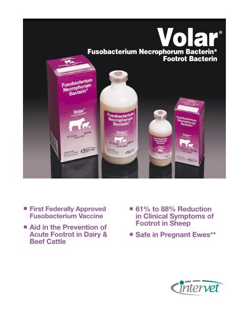 Volar Tech Sheet - Merck Animal Health