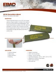 MPLCâ ¢ Tactical Line Charge - Ensign-Bickford Aerospace ...