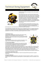 Technical Diving Equipment - Pommec