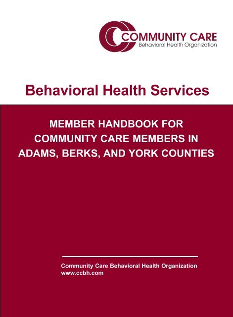 Behavioral Health Services - Community Care Behavioral Health