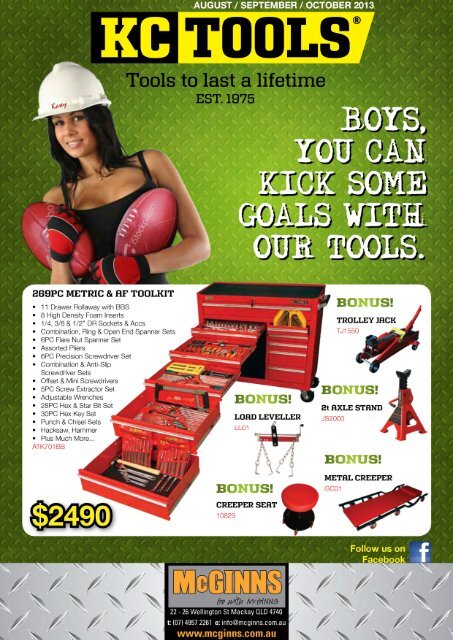 kc tools catalogue - McGinns
